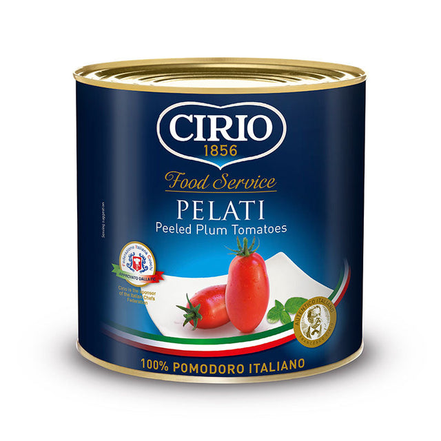 Cirio Pelati Whole Peeled Plum Tomatoes 2.55kg – Foodzone